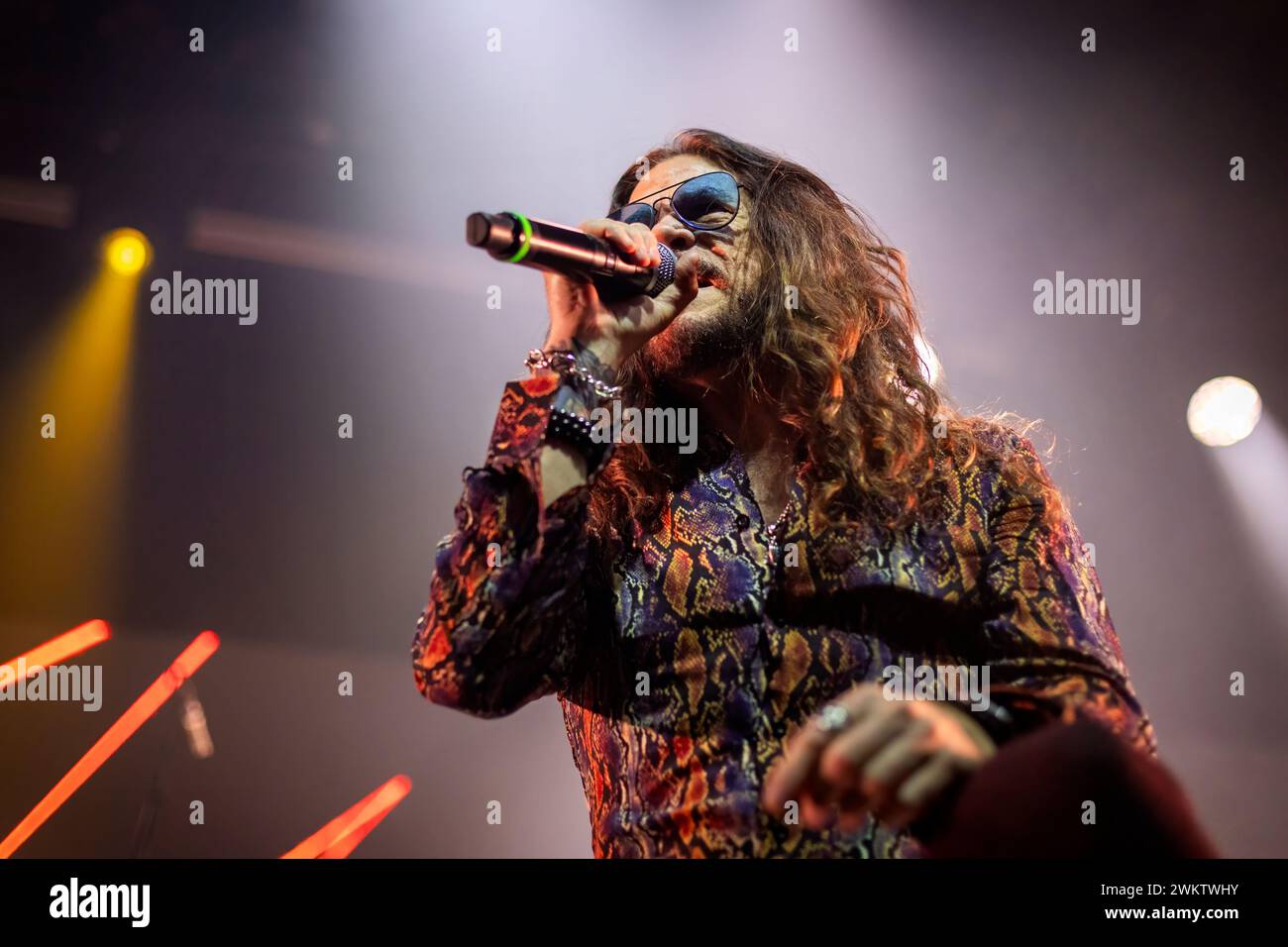 Oslo, Norway. 21st, February 2024. The Norwegian heavy metal band TNT ...