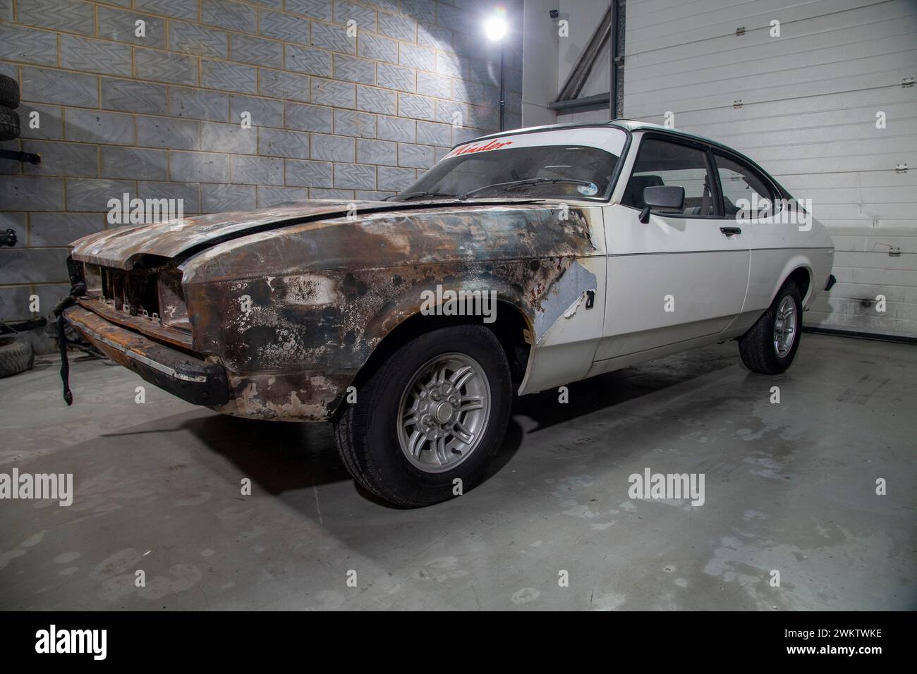 The Ford Capri 2.0 from the TV show Minder, which was almost destroyed ...