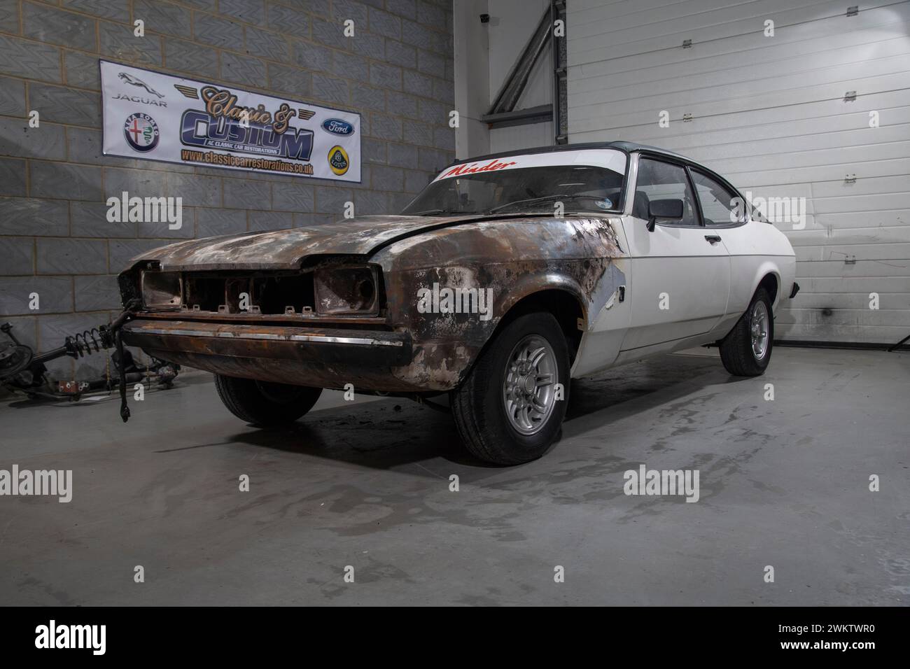 The Ford Capri 2.0 from the TV show Minder, which was almost destroyed ...