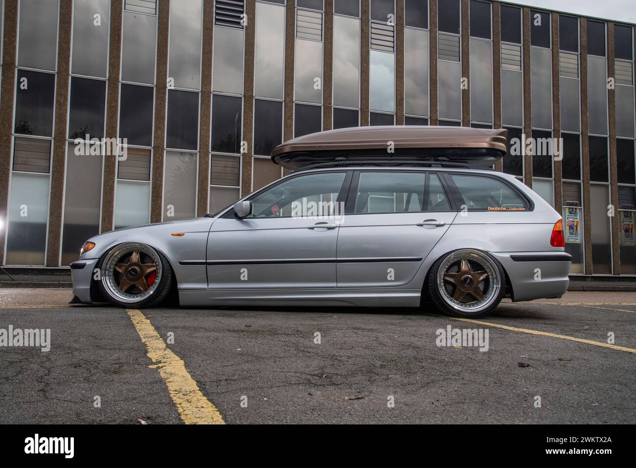 Modified E46 BMW 3 Series tourer Stock Photo - Alamy