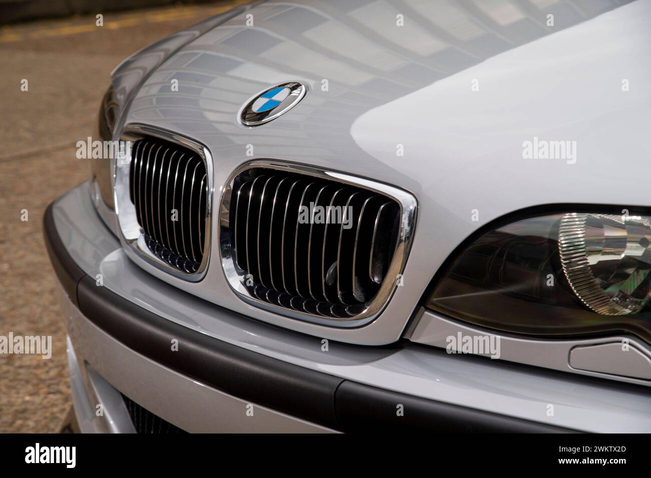 Modified E46 BMW 3 Series tourer Stock Photo - Alamy