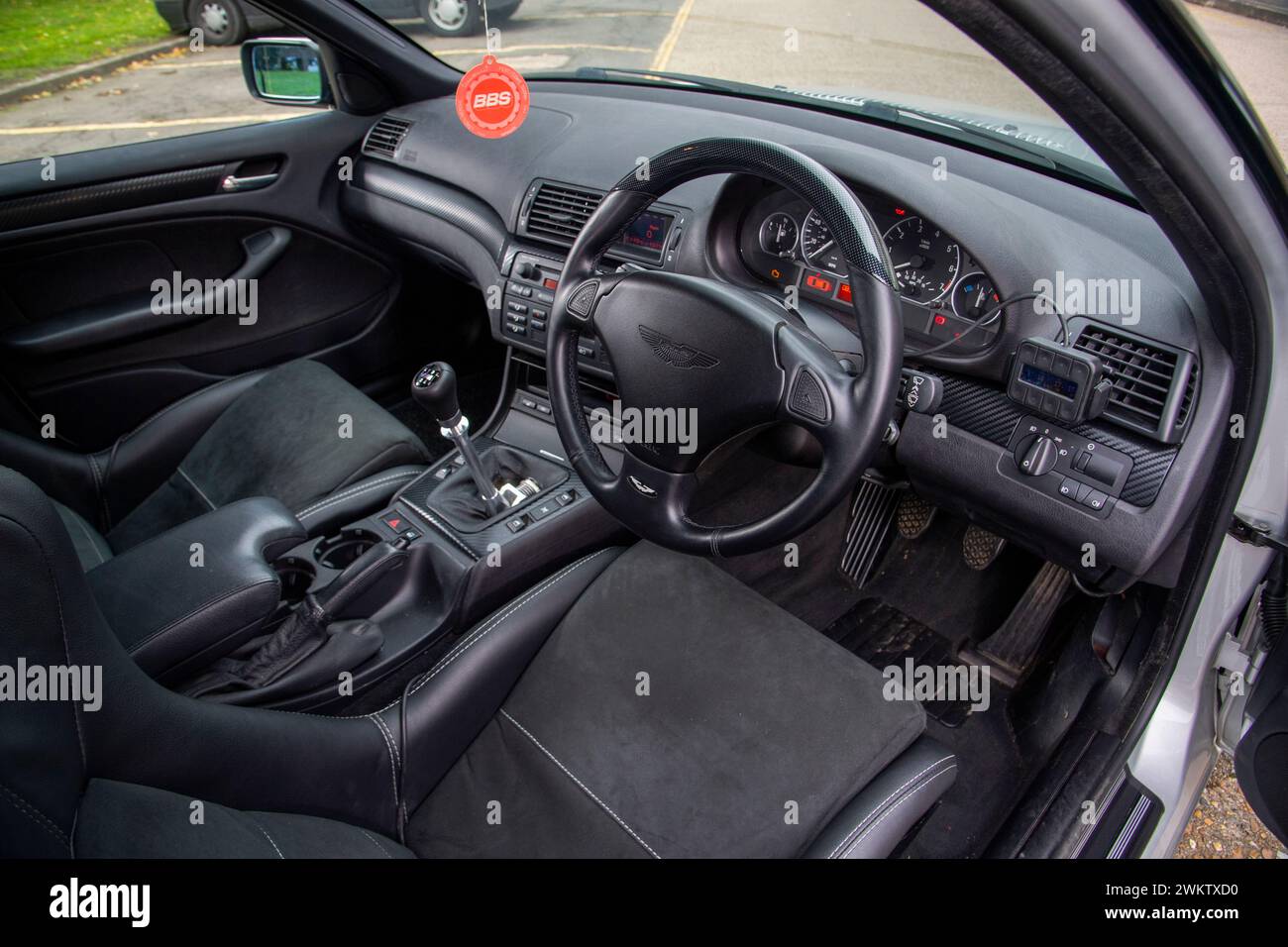 Modified E46 BMW 3 Series tourer Stock Photo - Alamy