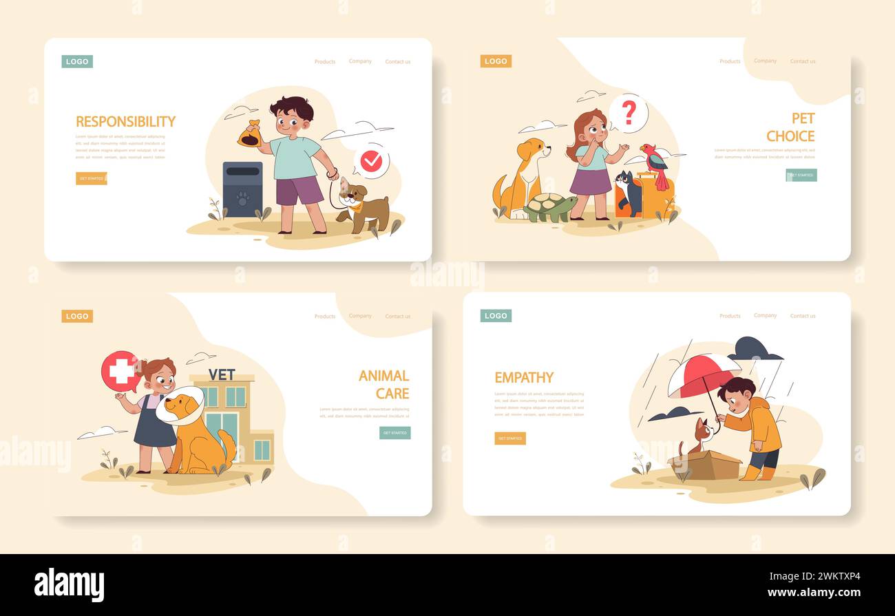 Cat friendship compassion Stock Vector Images - Alamy