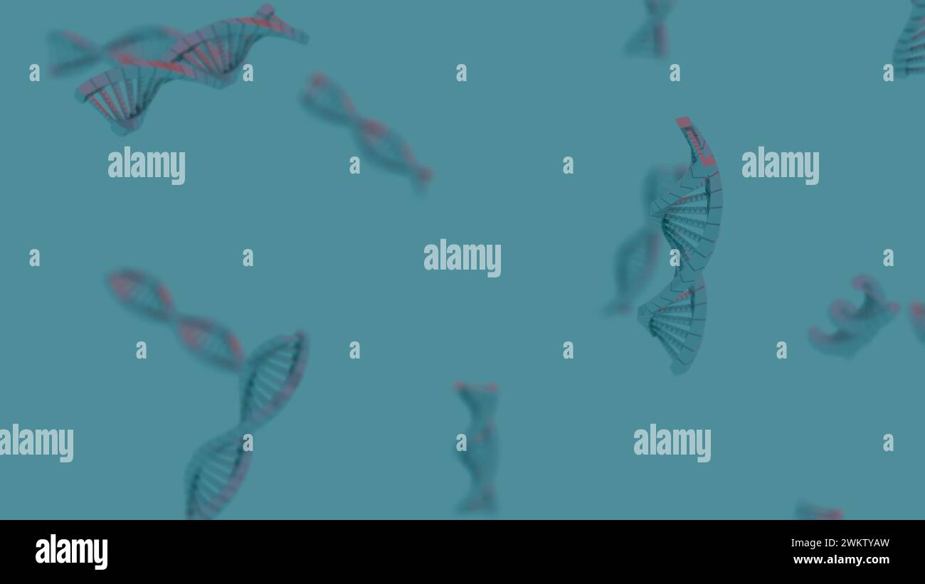 Concept of the evolution of human DNA in the distant future Stock Photo ...