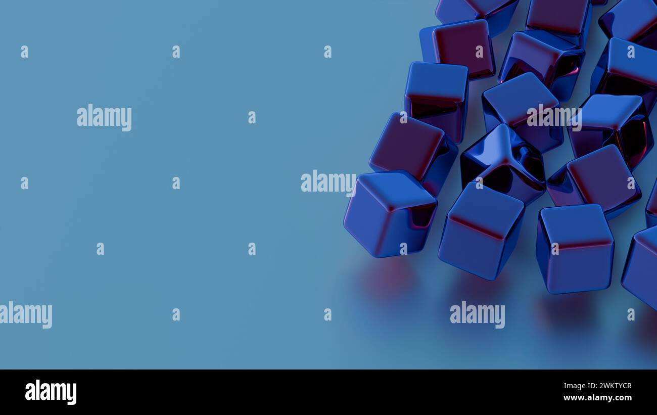 The crystalline structure of a nanomaterial, resembling a kaleidoscope of colors under ...