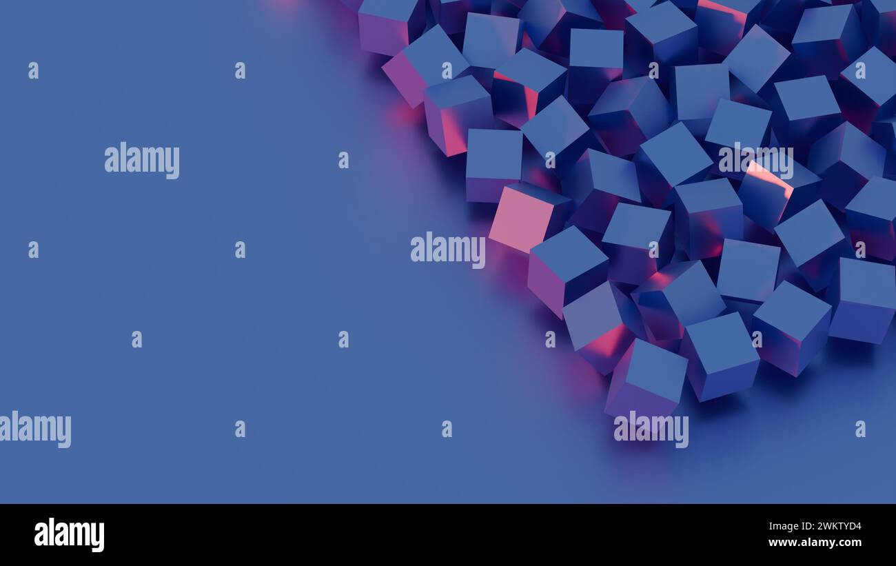 The crystalline structure of a nanomaterial, resembling a kaleidoscope of colors under ...