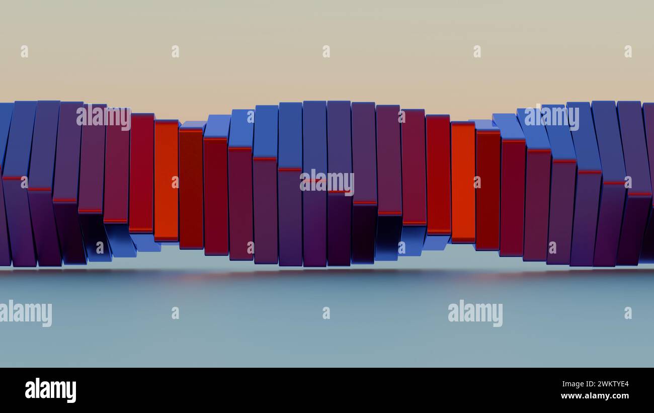 A visual depiction of data being organized and categorized into ...