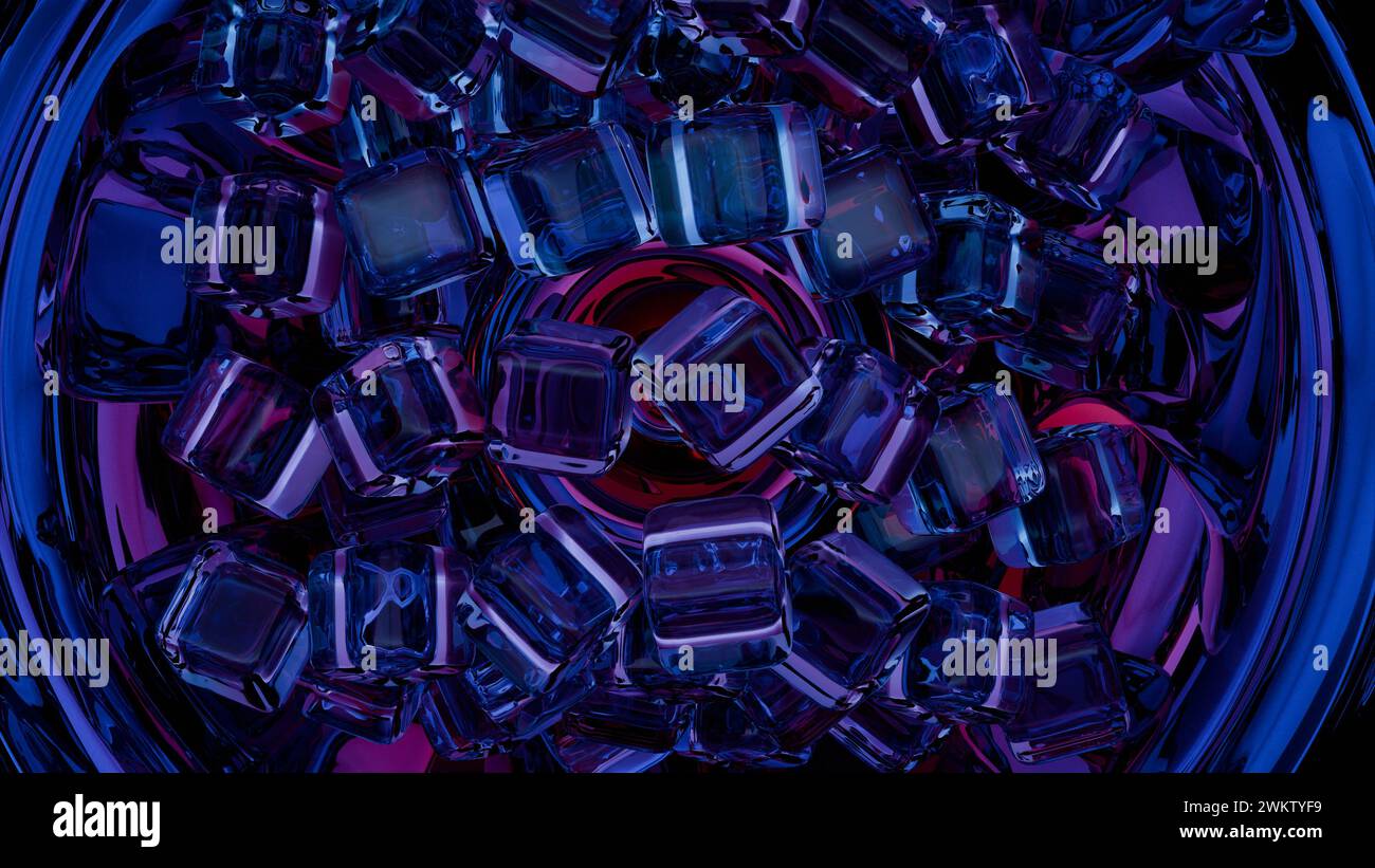 A visual depiction of data being organized and categorized into ...