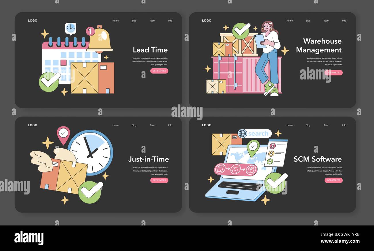Supply chain management essentials. Optimized lead time scheduling ...