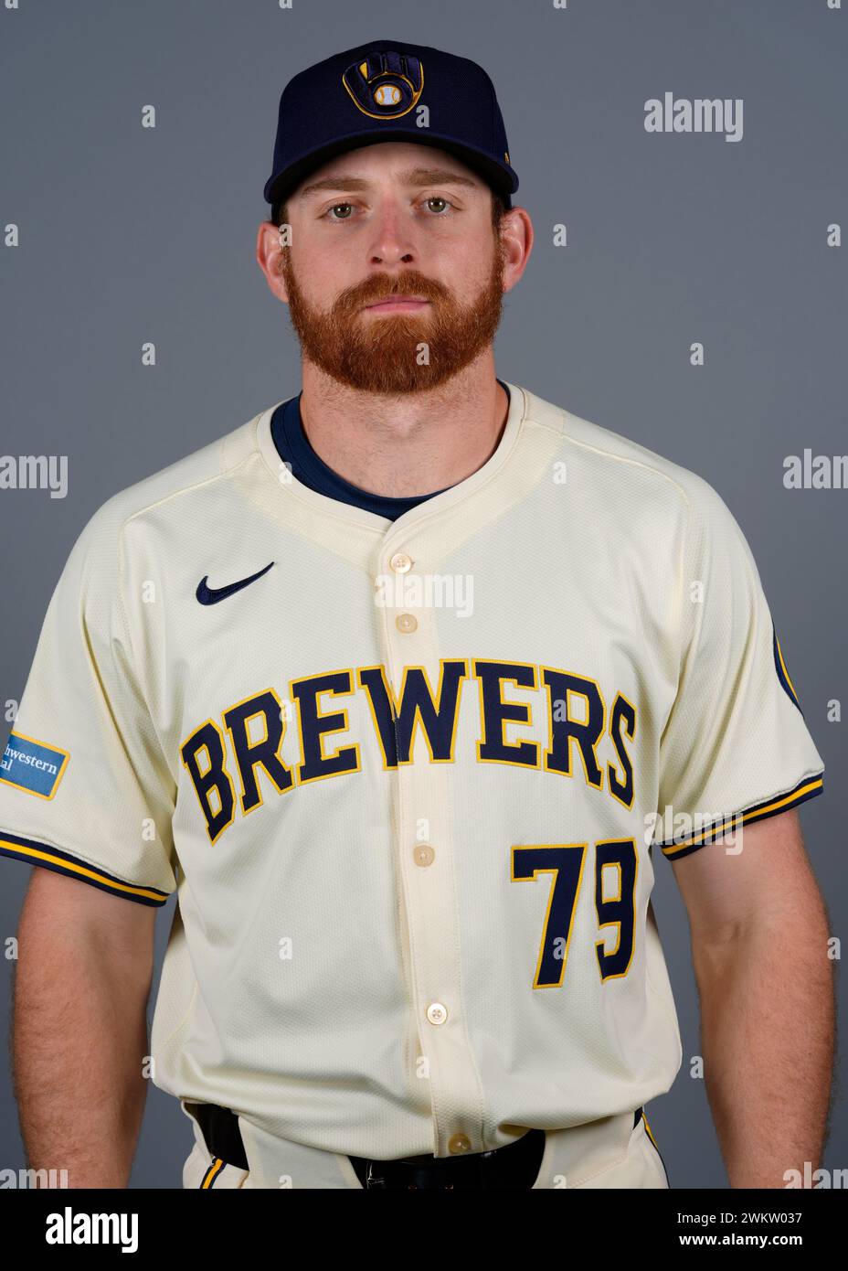 This is a 2024 photo of Oliver Dunn of the Milwaukee Brewers baseball ...