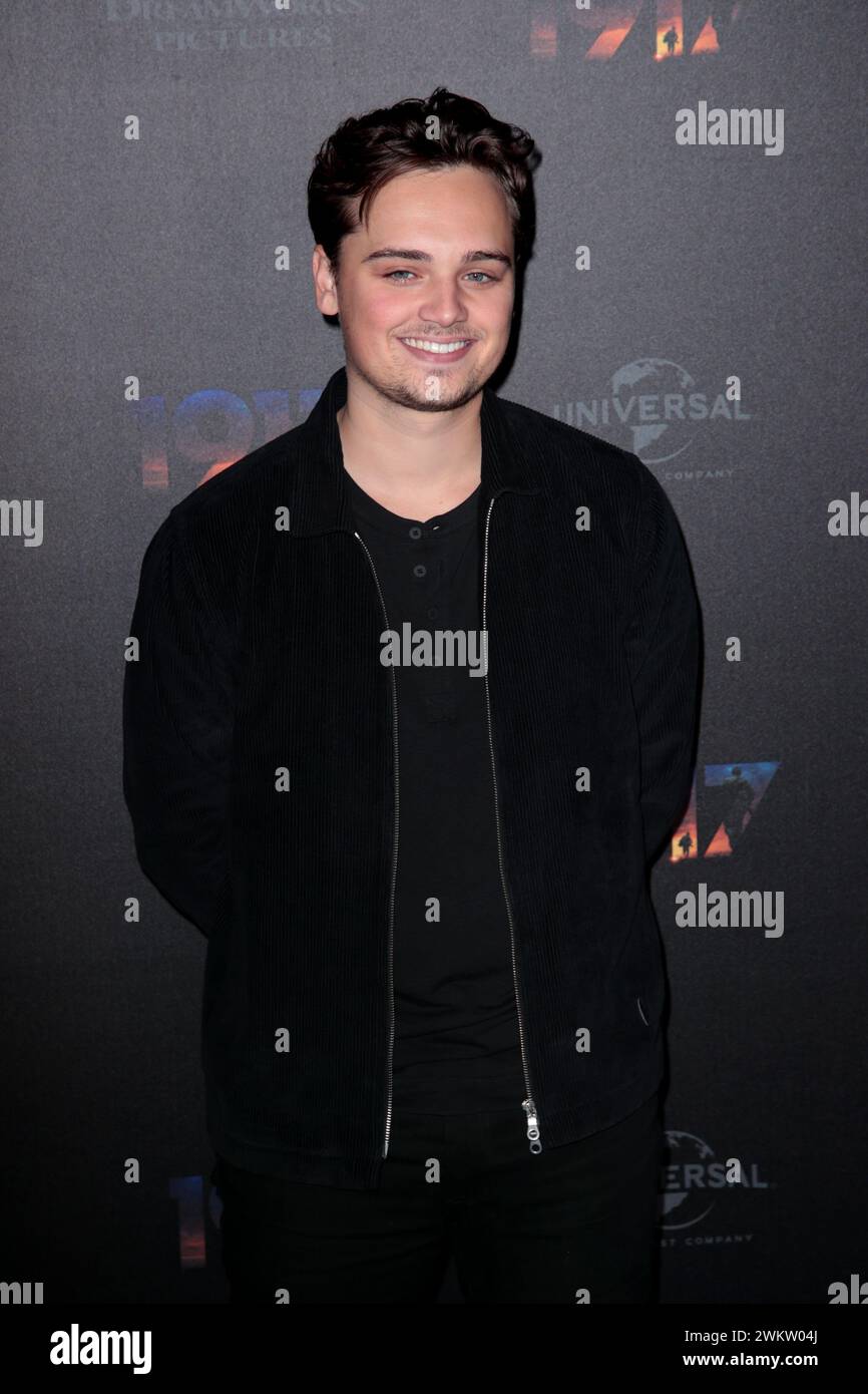 Dean-Charles Chapman (Game of Thrones) attends Photocall Movie 1917, 28 ...