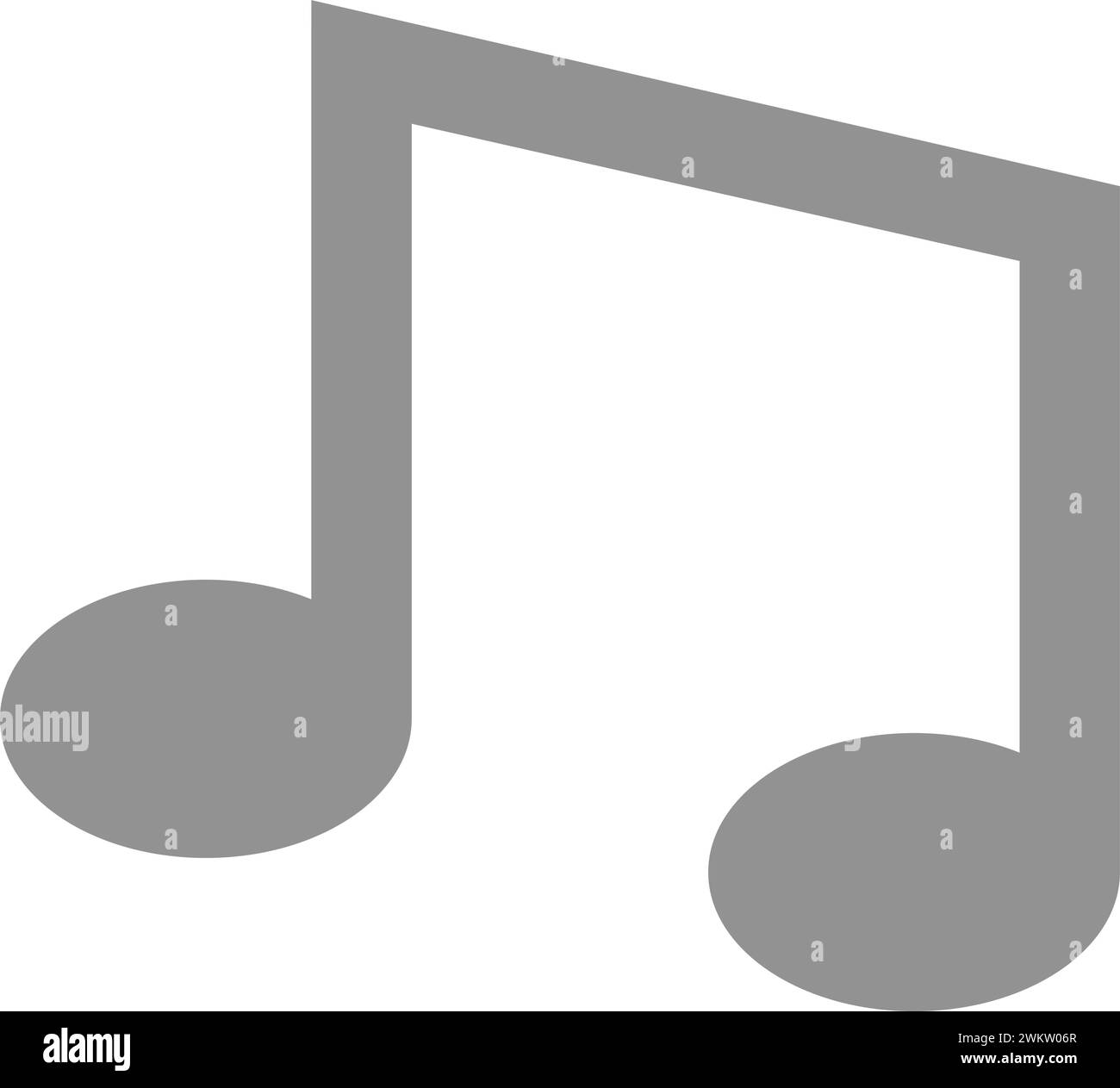 Music Notes icon vector image Stock Vector Image & Art - Alamy