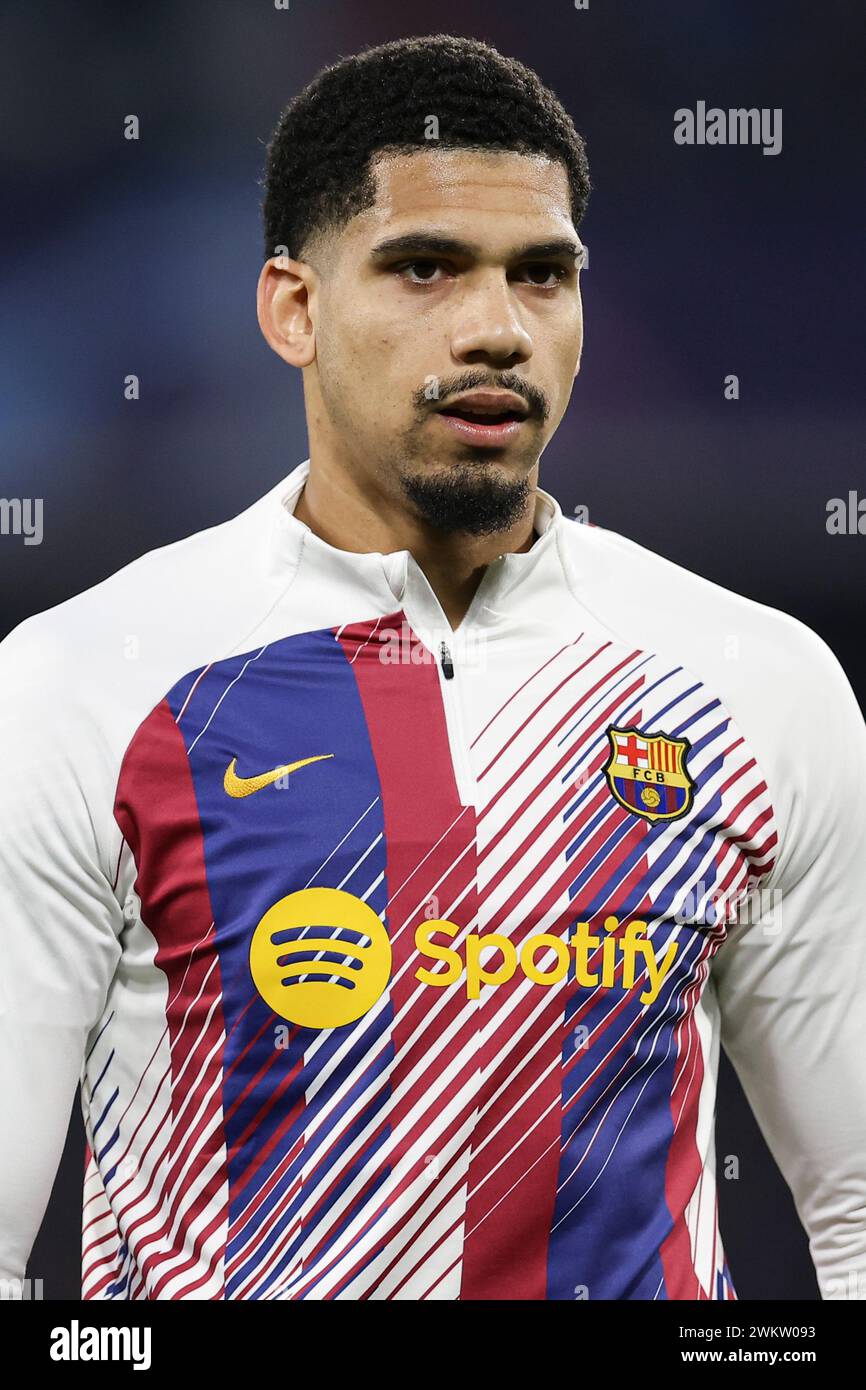 Barcellona's Uruguayan defender Ronald Araujo before the UEFA Champions ...