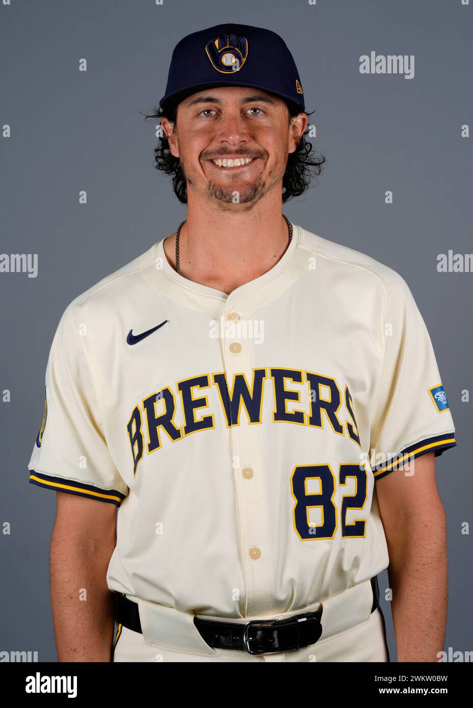 This is a 2024 photo of Evan McKendry of the Milwaukee Brewers baseball ...