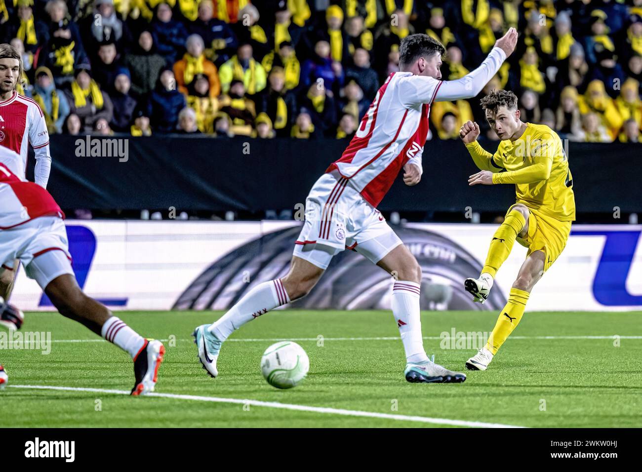 BODO, Norway. 22nd Feb, 2024. football, Conference League Play-off 2nd ...