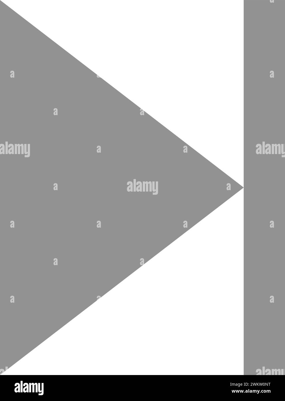 Next track icon symbol Cut Out Stock Images & Pictures - Alamy