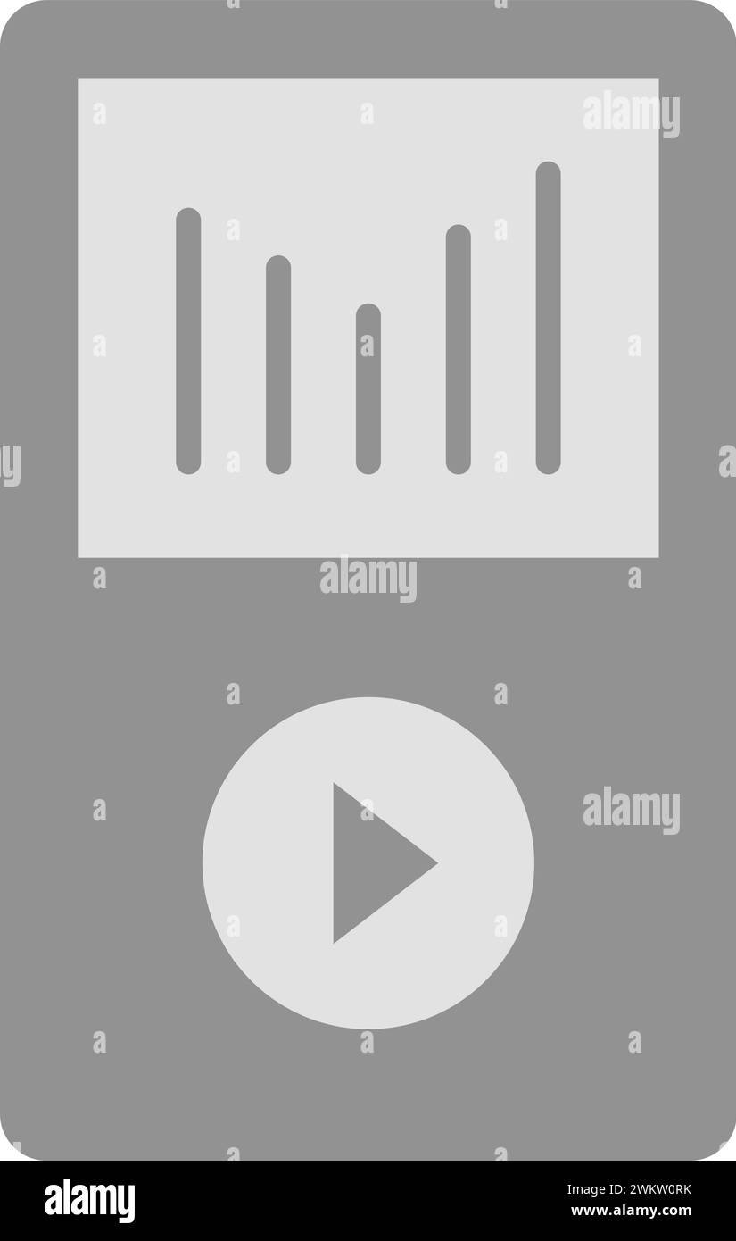 Mp3 Player icon vector image Stock Vector Image & Art - Alamy