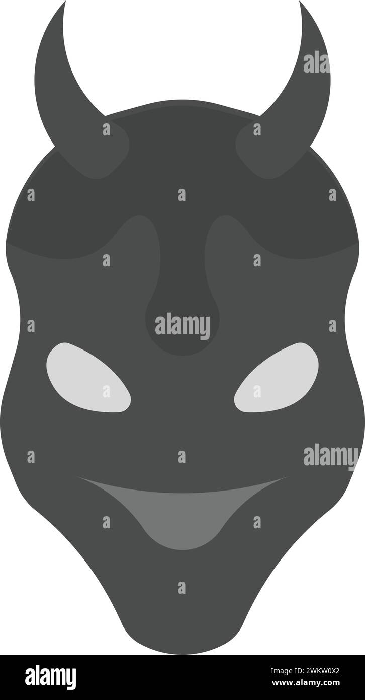 Oni icon vector image Stock Vector Image & Art - Alamy