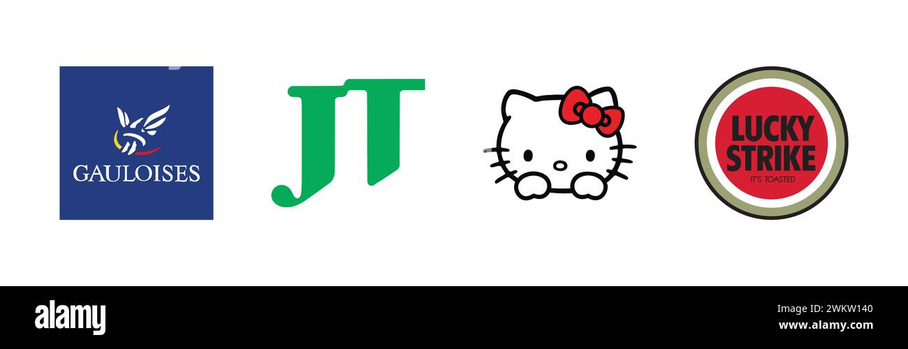 Hello kitty logo hi-res stock photography and images - Alamy