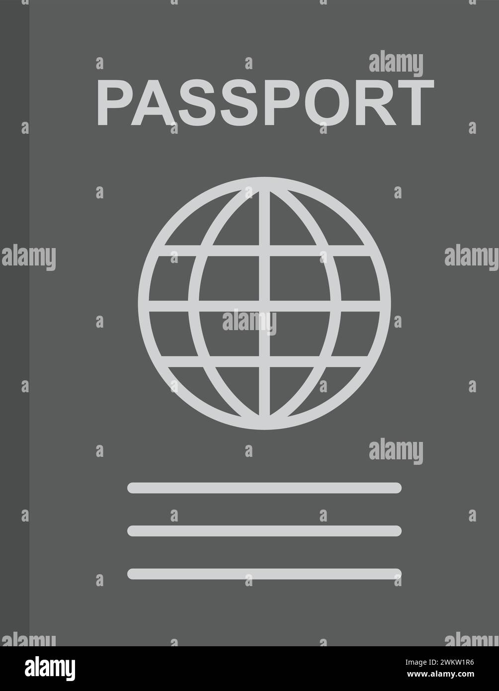 Passport icon vector image Stock Vector Image & Art - Alamy