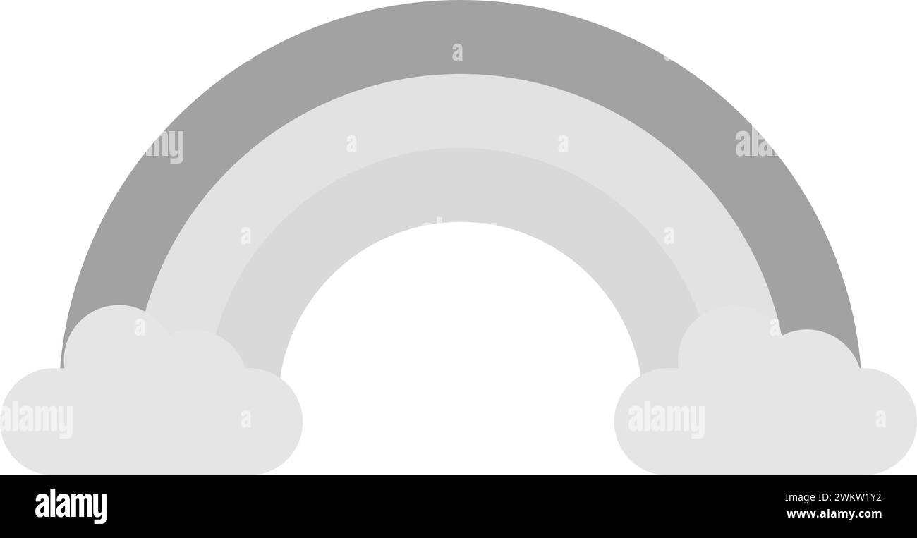 Rainbow icon vector image Stock Vector Image & Art - Alamy