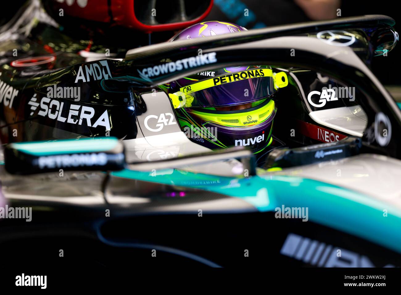 HAMILTON Lewis (gbr), Mercedes AMG F1 Team W15, portrait during the ...