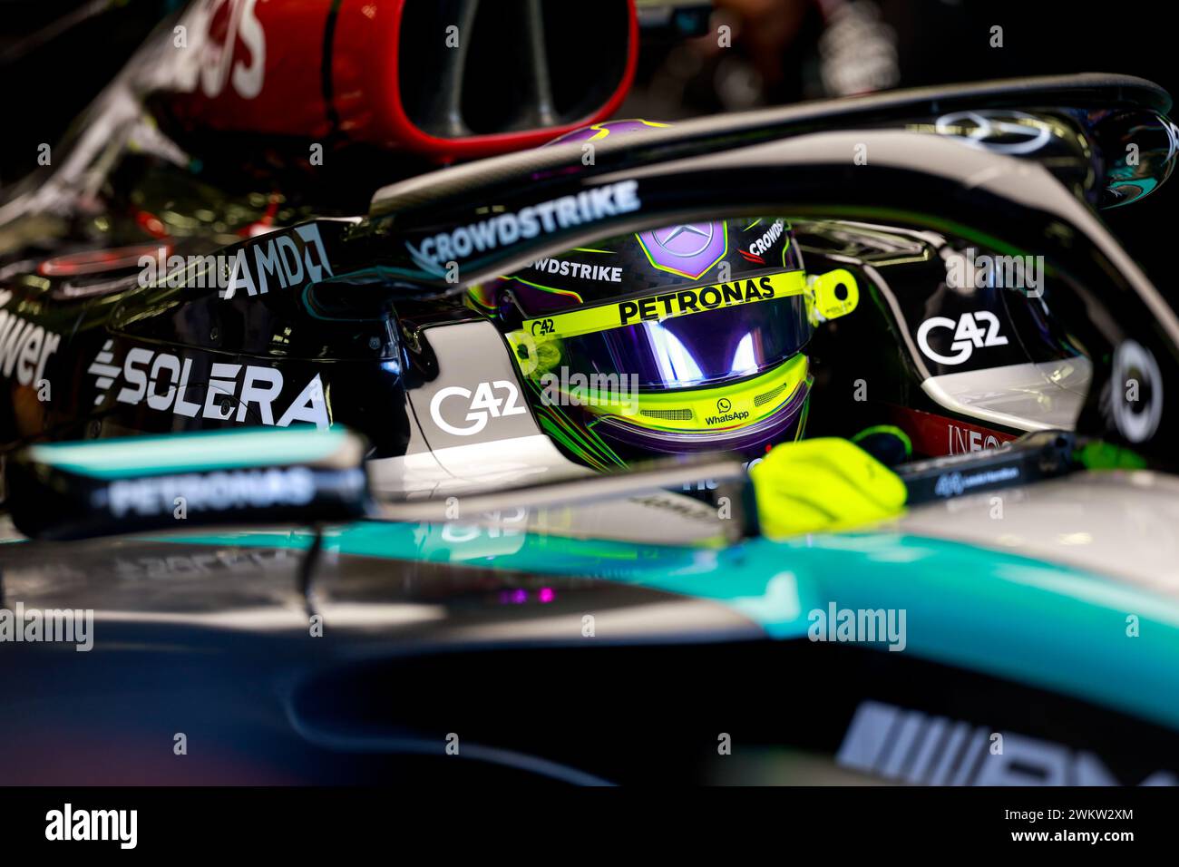 HAMILTON Lewis (gbr), Mercedes AMG F1 Team W15, portrait during the ...