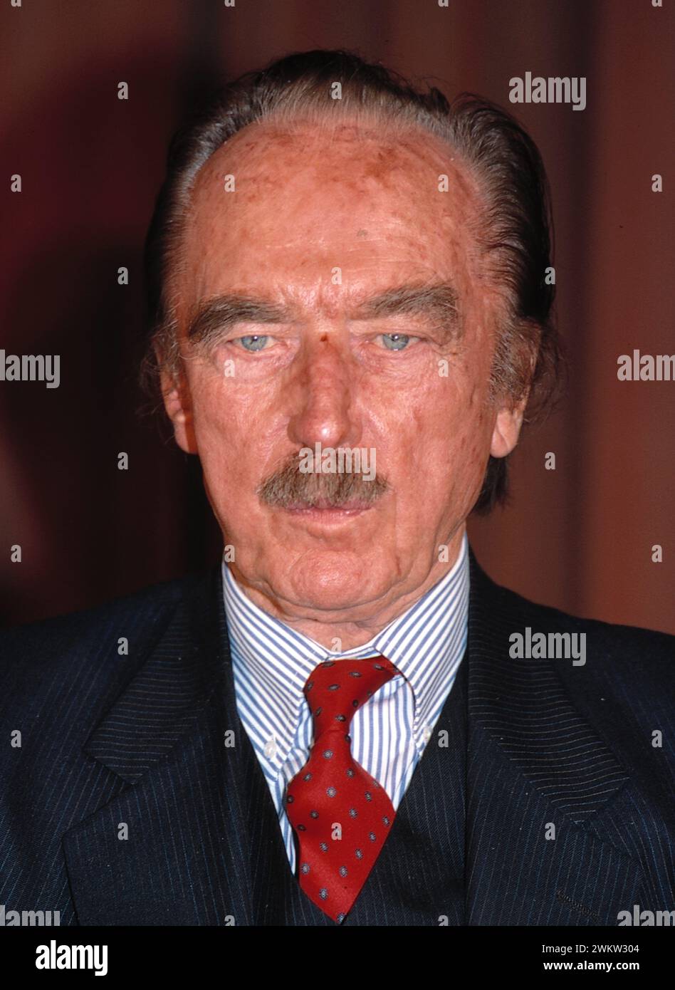 Fred Trump At the Plaza Hotel in New York City. December 1988 Credit ...