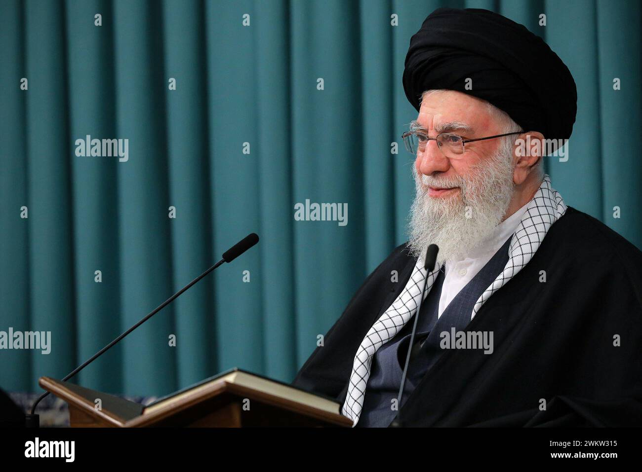 Tehran, Iran. 22nd Feb, 2024. Iranian Supreme Leader Ayatollah ALI ...