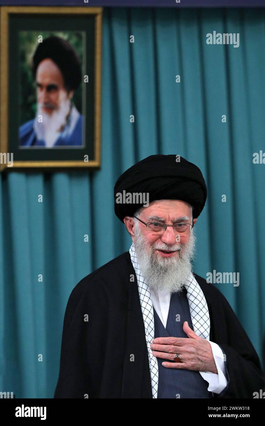 Tehran, Iran. 22nd Feb, 2024. Iranian Supreme Leader Ayatollah ALI ...