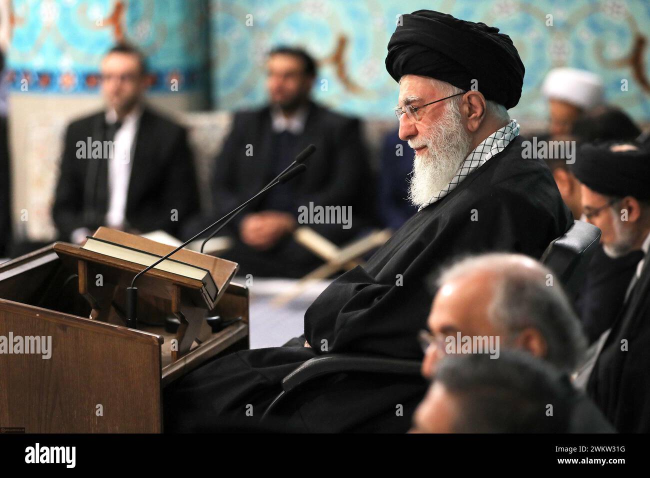 Tehran, Iran. 22nd Feb, 2024. Iranian Supreme Leader Ayatollah ALI ...