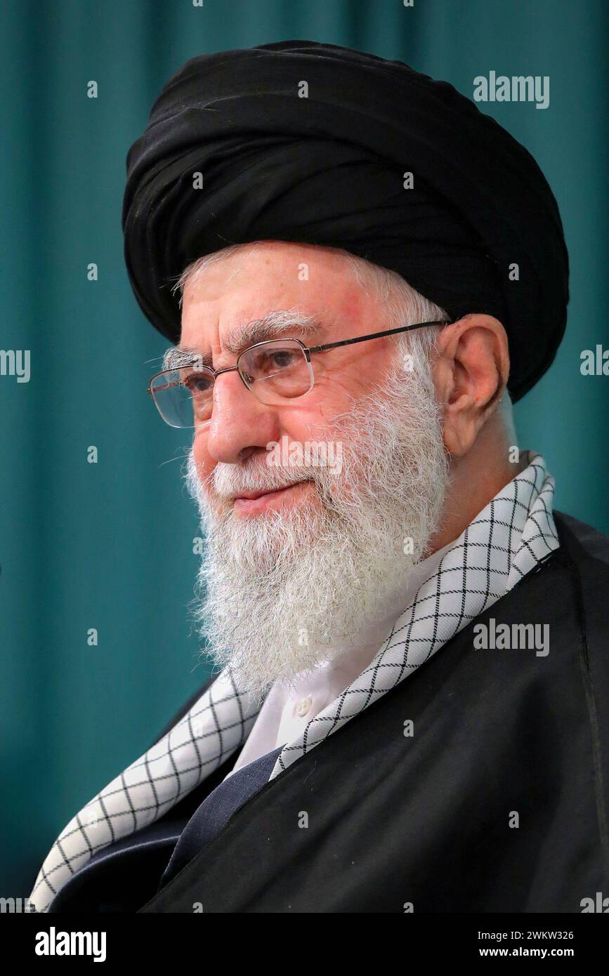 Tehran, Iran. 22nd Feb, 2024. Iranian Supreme Leader Ayatollah ALI ...