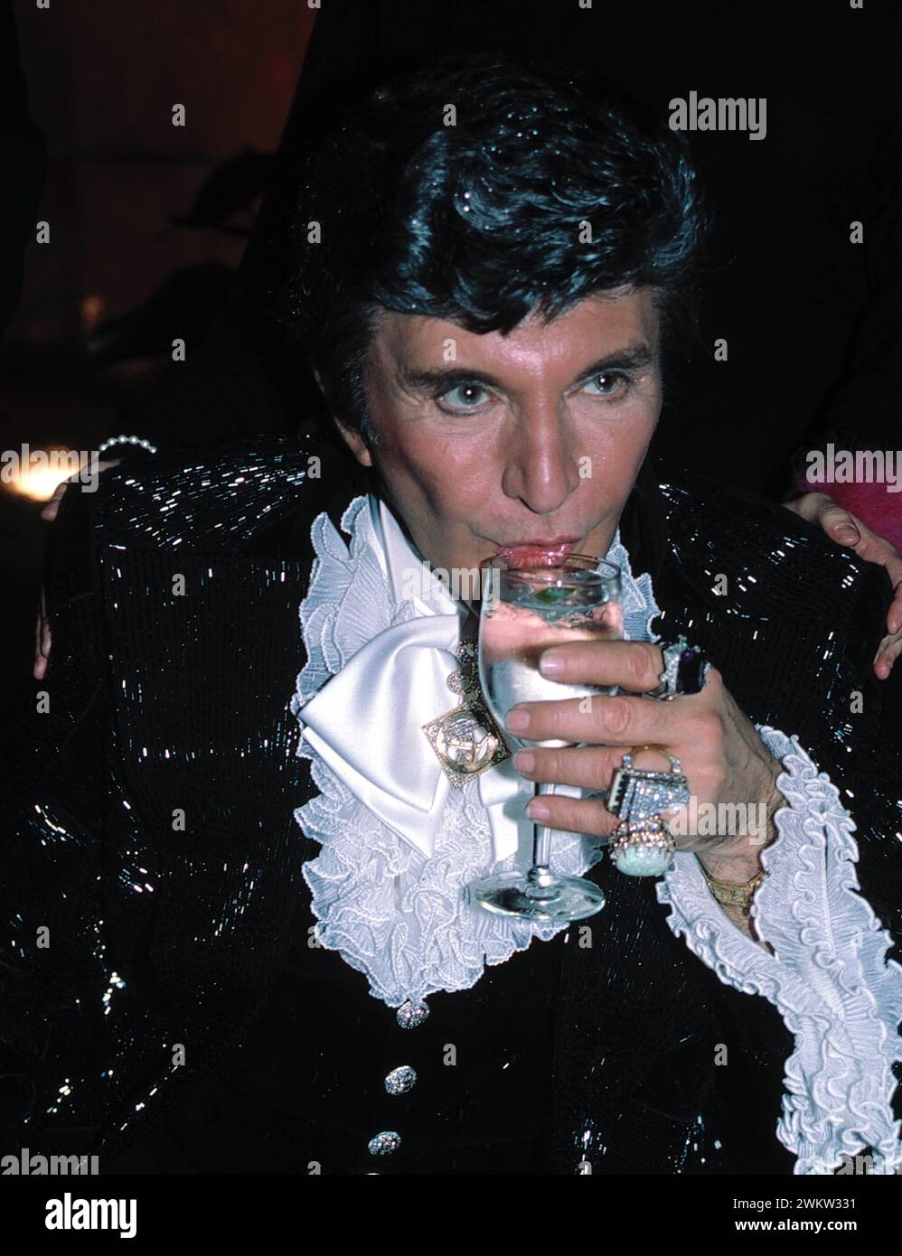 Liberace Attending the Opening Night party at the Trump Tower for his ...