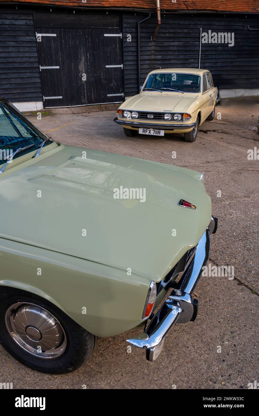 Rover P6 2200TC and Triumph 2500S 1970s British Sports saloon car ...