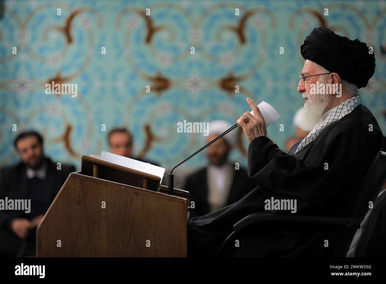Tehran, Iran. 22nd Feb, 2024. Iranian Supreme Leader Ayatollah ALI ...