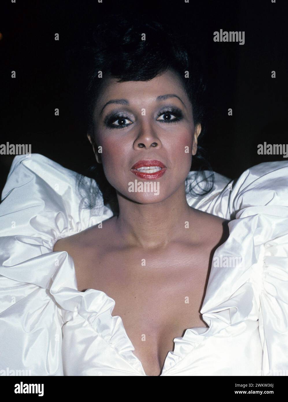 Diahann Carroll photographed at the Tony Awards in NYC 1981. Credit: Walter Mcbride / MediaPunch ...