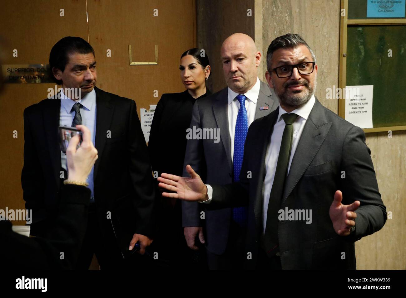 San Francisco, California, USA. 22nd Feb, 2024. Nima Momeni defense ...