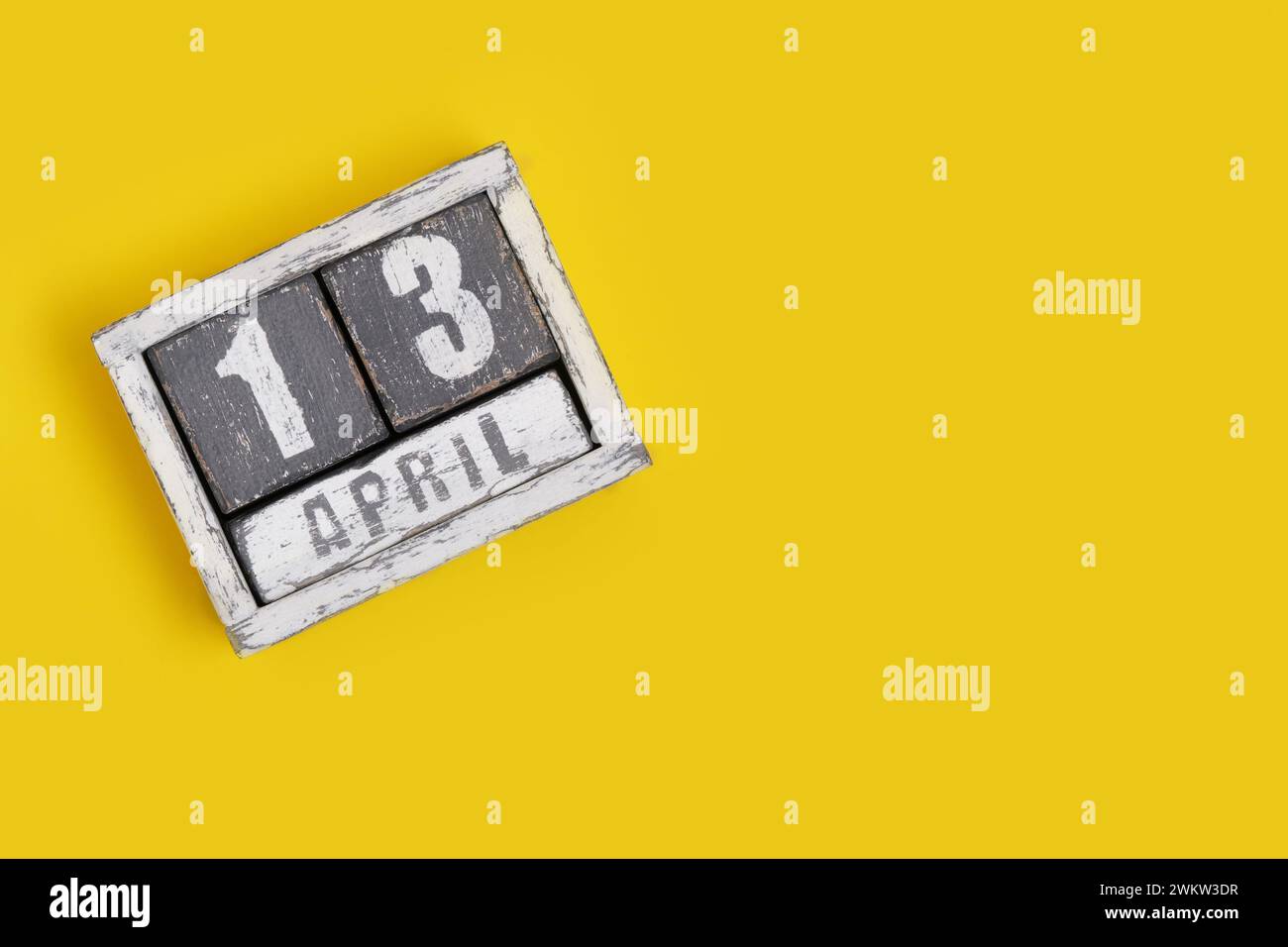 April 13 date on calendar hi-res stock photography and images - Alamy