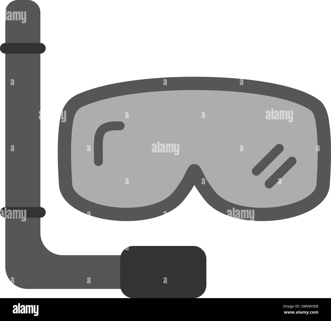 Snorkel icon vector image Stock Vector Image & Art - Alamy