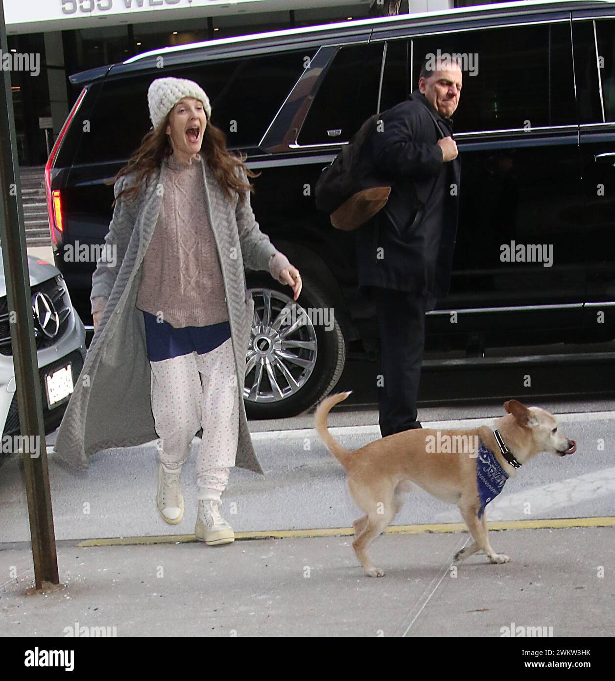 February 22, 2024 Drew Barrymore birthday girl arriving to Drew ...