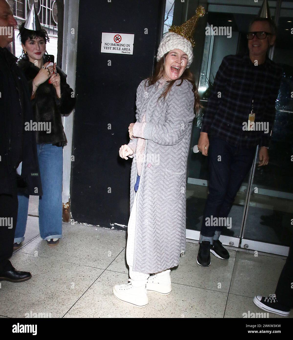February 22, 2024 Drew Barrymore birthday girl arriving to Drew ...