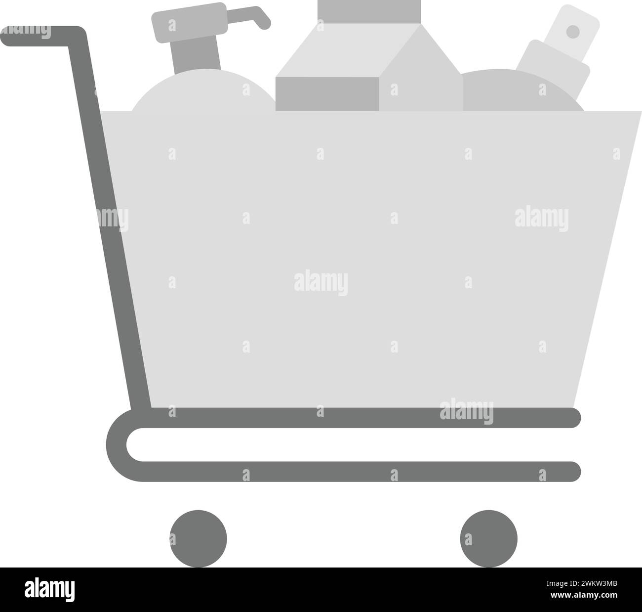 Shopping Items icon vector image Stock Vector Image & Art - Alamy