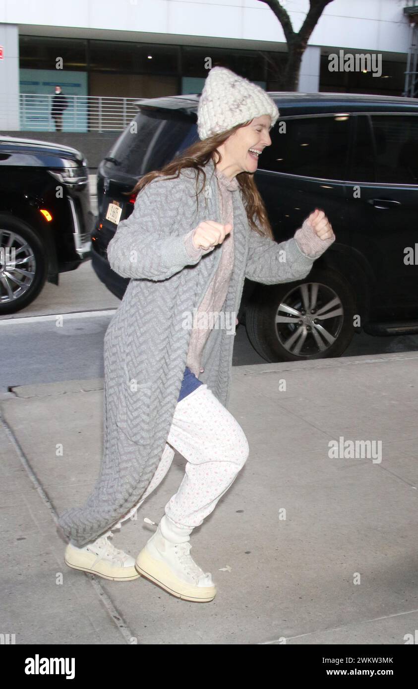 February 22, 2024 Drew Barrymore birthday girl arriving to Drew ...