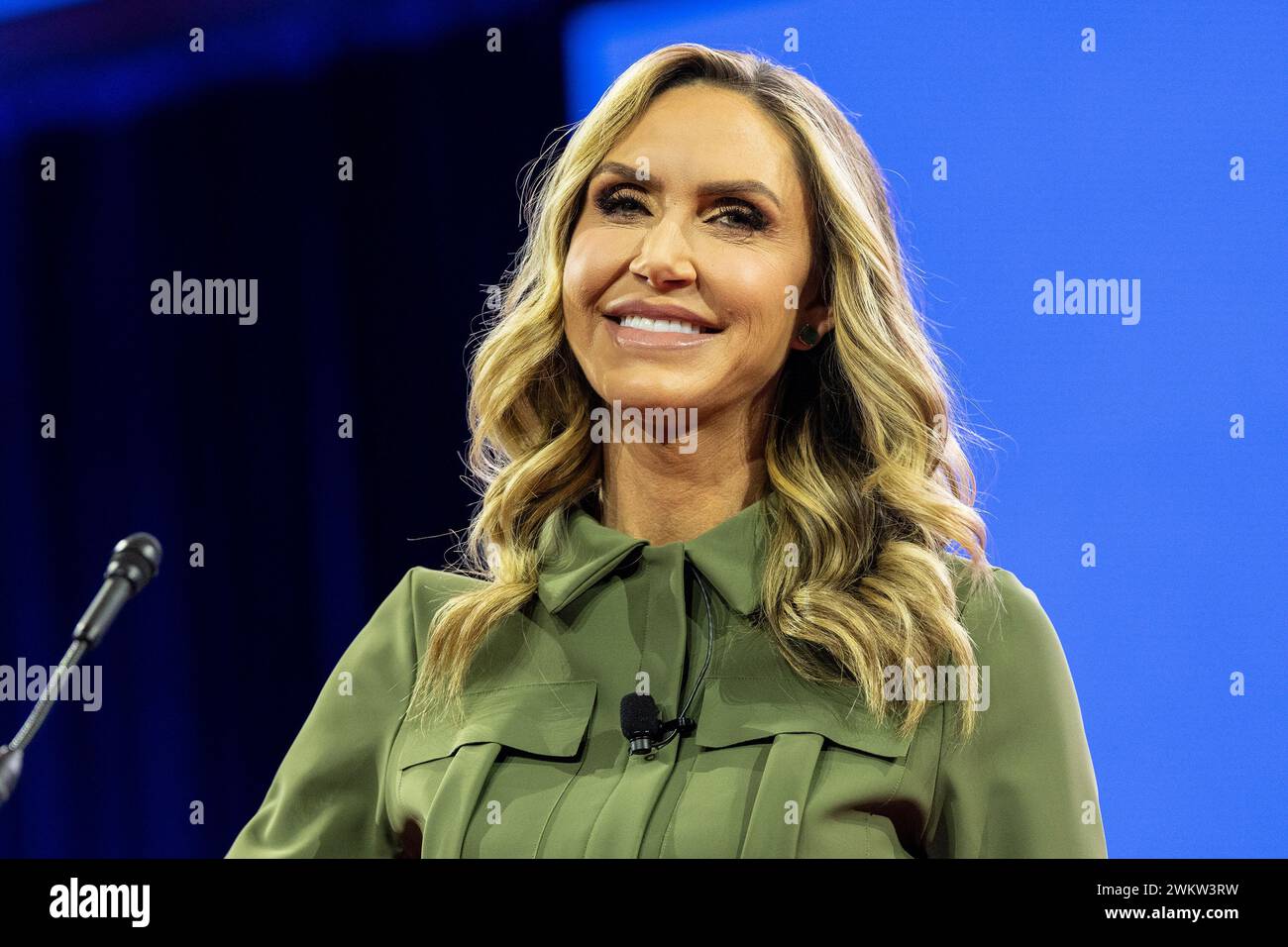 Washington Dc, USA. 22nd Feb, 2024. Lara Trump speaks during CPAC ...