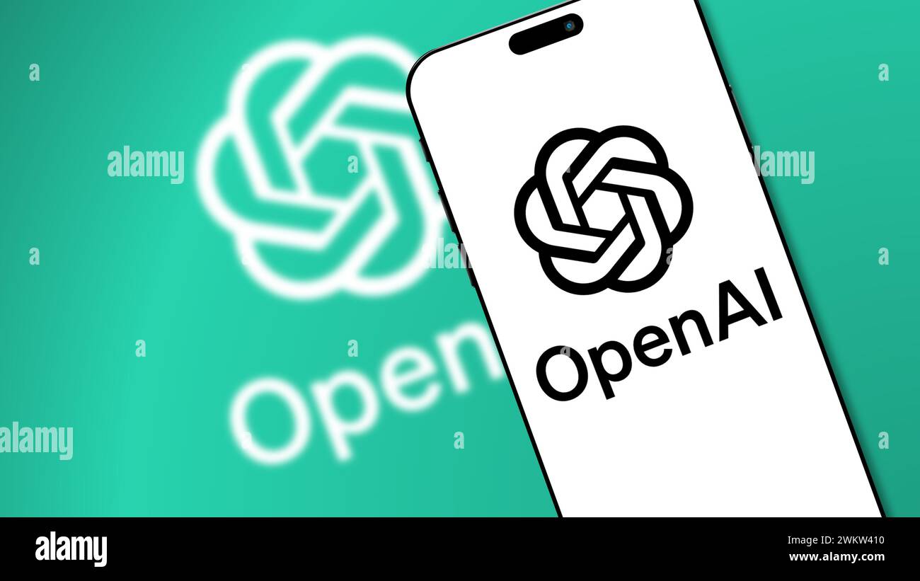 Istanbul, Turkey - 19 Feb 2024: OpenAI logo on smartphone screen ...