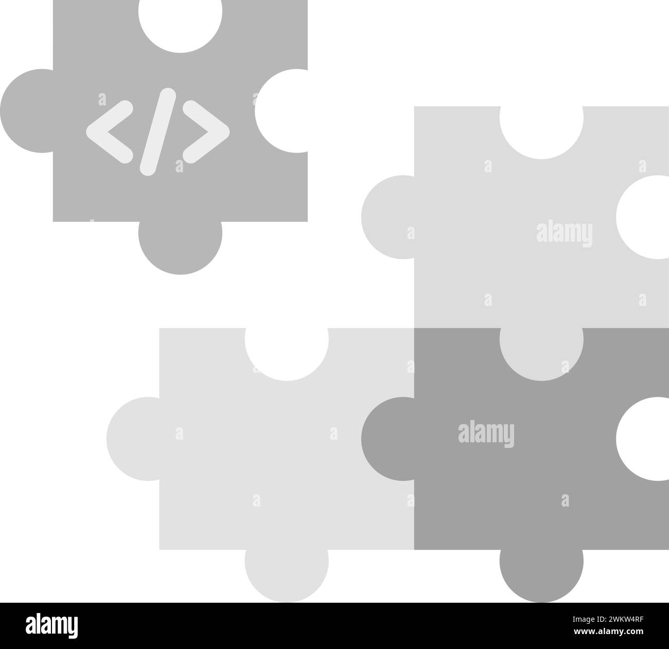 Application code icon outline Black and White Stock Photos & Images - Alamy