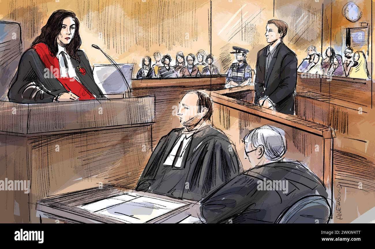 London, Canada. 22nd Feb, 2024. Justice Renee Pomerance, from left to ...