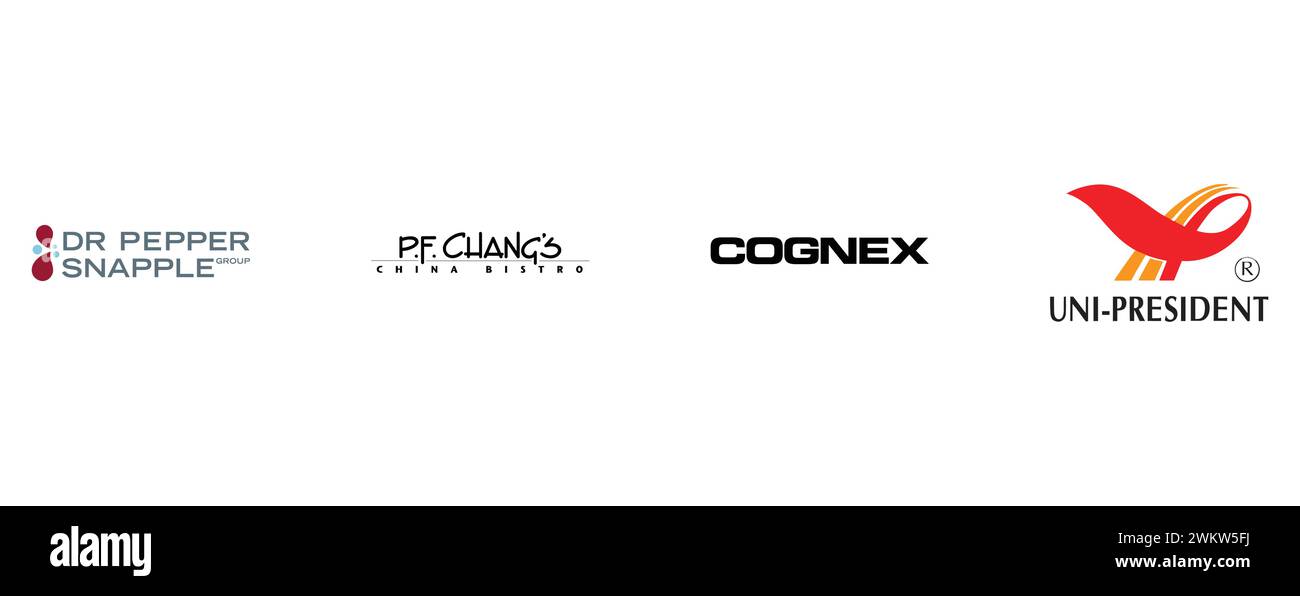 Cognex Corp, Dr Pepper Snapple, P F Changs, Uni President. Collection ...