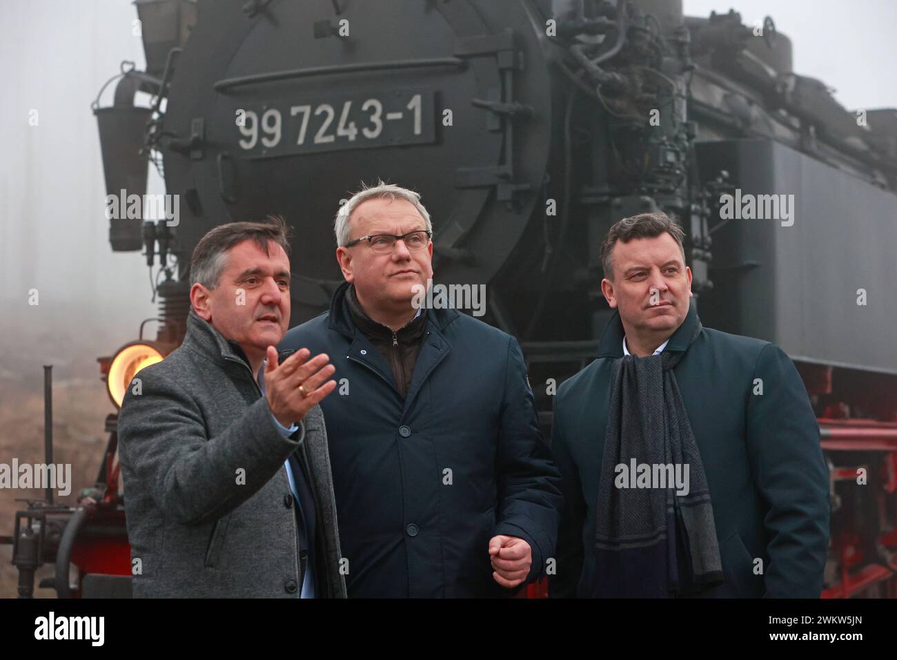 22 February 2024, Saxony-Anhalt, Schierke: District Administrator ...