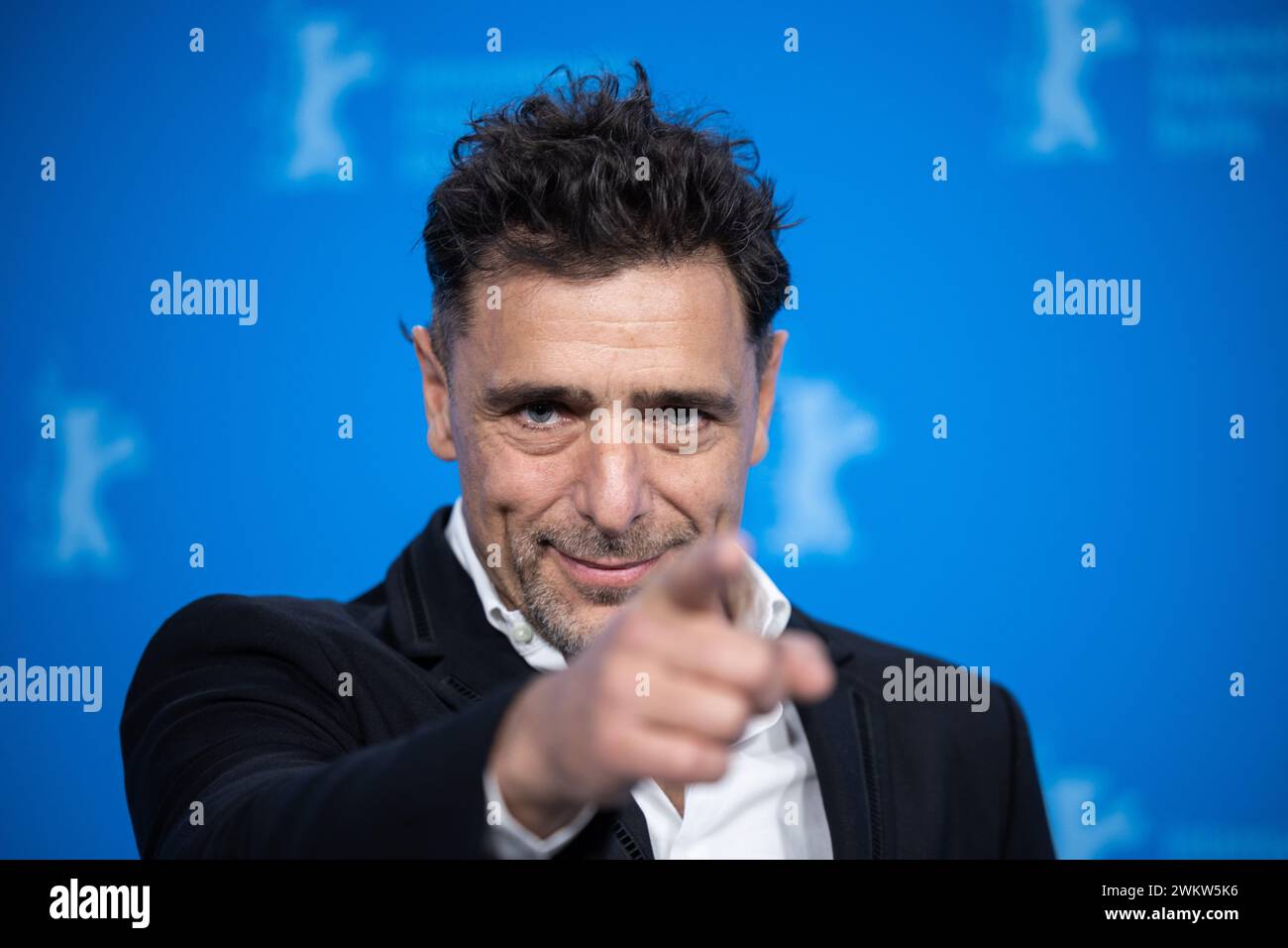Berlin, Germany. 22nd Feb, 2024. Adriano Giannini, actor, takes part in ...